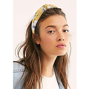 VELSCRUN 12 Pcs Womens Headbands Knotted Headbands for Women Wide Headbands Boho Bandeau Knot Turban Headband Hair Band Elastic Hair Accessories for Women