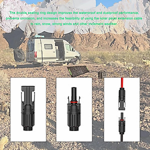 MaxEnergy Solar Panels to XT60 Connector Charge Extension Cable 10AWG Solar Connector to XT60 Adapter Cable for Solar Panel to Portable Power Station Solar Generator