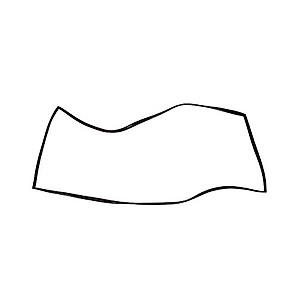 True 810772 Black Gasket for Ta/Tg/Tr2/3 F/R