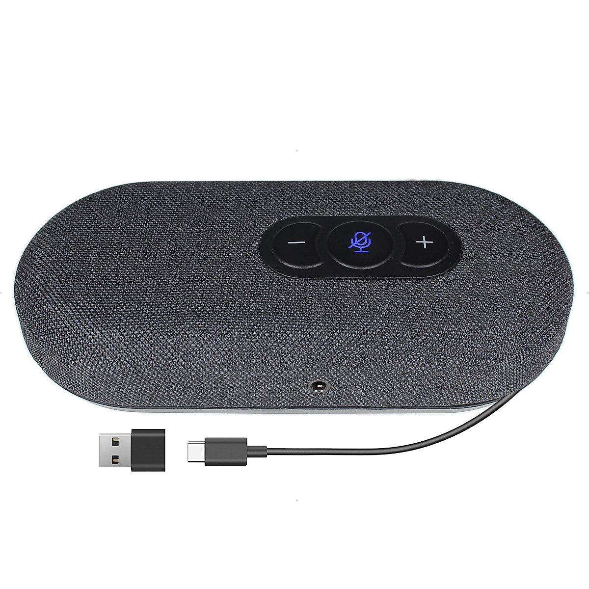 USB Speakerphone, Conference Computer Speaker with Microphone for Virtual Meetings, 360° Voice Pickup, Echo CancellationNoise Reduction, Plug and Play, Compatible with Zoom, Teams, Skype and more