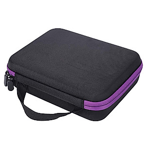 Aqur2020 Diamond Embroidery Box, 30 Slots Diamond Embroidery Box Diamond Painting Accessories Tool Storage Box with 30 Compartments(Purple)