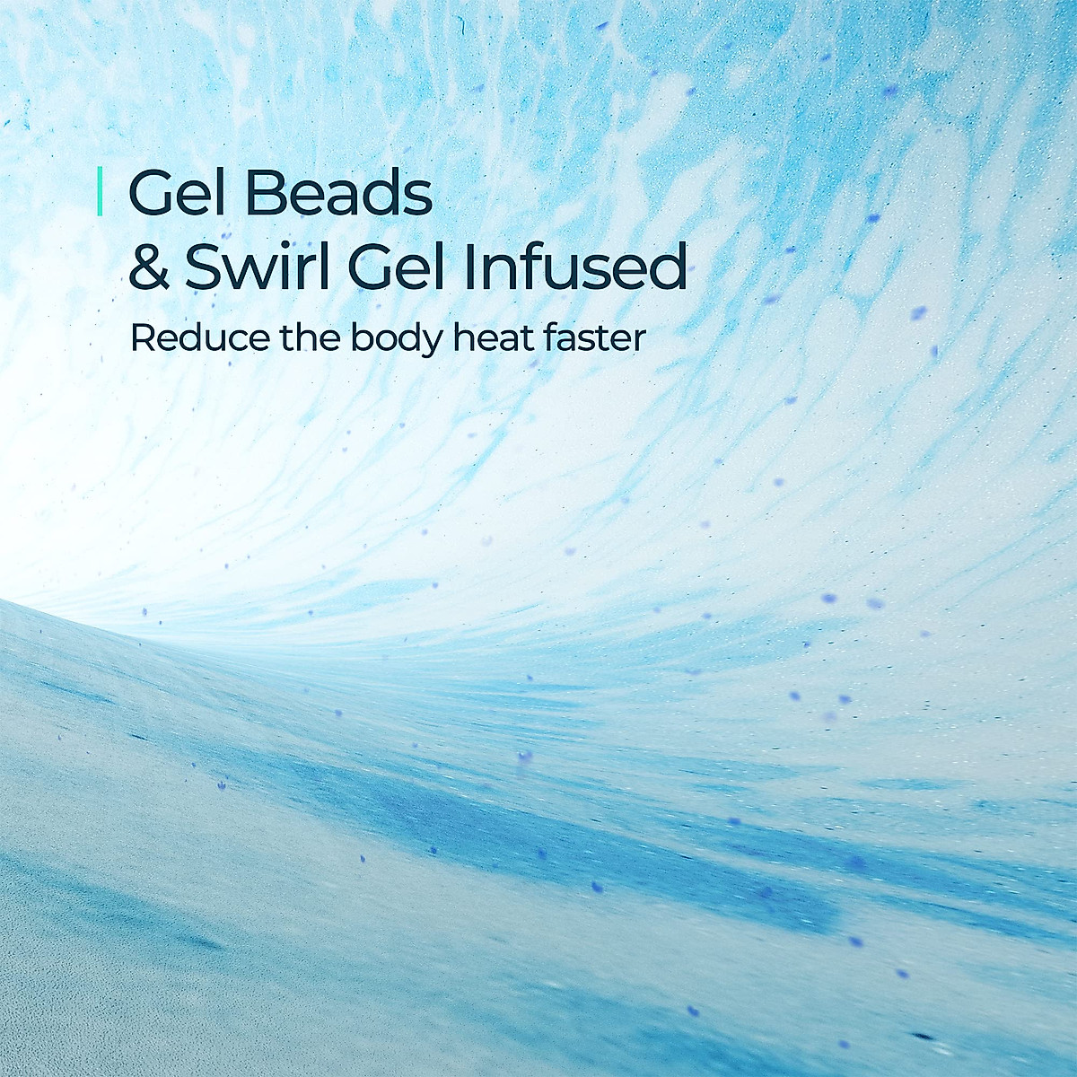 LINSY LIVING 4 Inches Memory Foam Mattress Topper Full, Cooling Gel-Infused Swirl Memory Foam for Back Pain, Bed Topper Full, CertiPUR-US Certified, Full Size