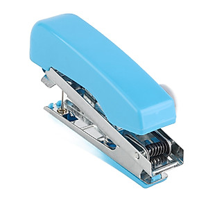 Handheld Sewing Machine Stainless Steel Portable Sewing Machine for Quick Stitching Practical Blue Mini Sewing Machine for Household Travelling