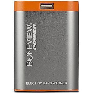 BoneView Electric Hand Warmer Emergency Power Bank with Flashlight - Portable Rechargeable 9900-mAh Battery Pack, Fast Heating Over 8 Hr, Hunting, Fishing, Survival, Camping Gadgets for Men & Women