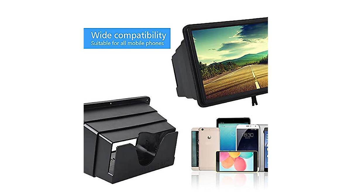 12" 3D HD Screen Magnifier - Perfect for Movies & Gaming