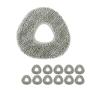 DrAer Replacement Mop Cloth - Replenishment Kit Compatible with Narwal Freo / J3 / J4 / J4 lite Robtic Vacuum Cleaner Robot, 12 Gray Microfiber Mop Pads