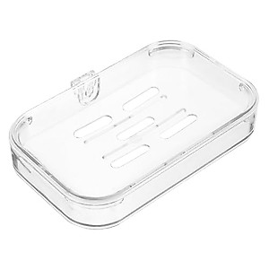 Alipis 3 Pcs Soap Dispenser Pineapple Eye Remover Tool Clear Stand Soap Grid Tray Foam Dispenser Soap Holder Bathroom Soap Drainer Metric Tape Measure Detachable Soap Dish 2 Tier Tray