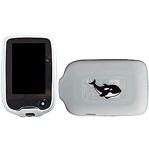 New! Premium Silicone Case with Cartoon Animal Patterns for Freestyle Libre 3/ Freestyle Libre 2 (Continuous Glucose Monitor) (Whale/Translucent)