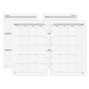 2023-2024 TUL® Discbound Academic Weekly/Monthly Refill Planner Pages, Junior Size, July 2023 to June 2024