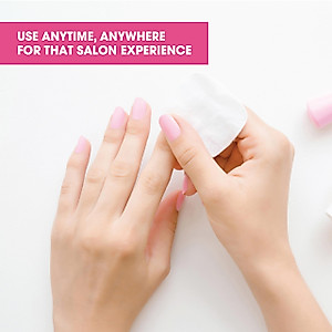 Diamond Wipes Nail Polish Remover Wipes with Aloe Vera, Acetone Nail Polish Remover Pads, 50 Individually Wrapped Nail Polish Wipes