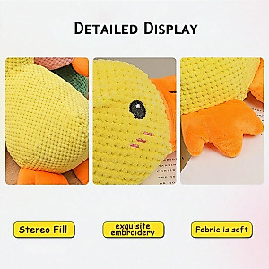 2024 The Mellow Dog Calming Duck, Calming Duck Dog Toy, Yellow Duck Dog Toy, Calming Duck for Dogs, Noovelo Calming Duck Toy, Dog Toy Duck with Soft Squeaker (Yellow)
