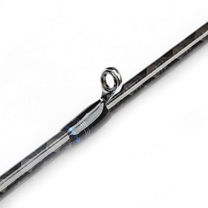 Rosewood Slow Jigging Fishing Rods,2 Pieces Trolling Boat Rods, 1.95m 5/5 Lengths & Actions- Casting, X High Carbon for Saltwater Sea Baitcasting Fishing