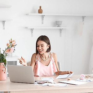 Personal Checkbook Planner Refill, 3.74 x 6.73 inches, Pre-Punched for 6-Rings to Fit Filofax, LV MM, Kikki K and Other Binders, 30 Sheets Per Pack (Vertical)