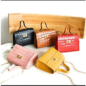 Luxury Handbags with Crossbody in premium PU Leather (Premium black)