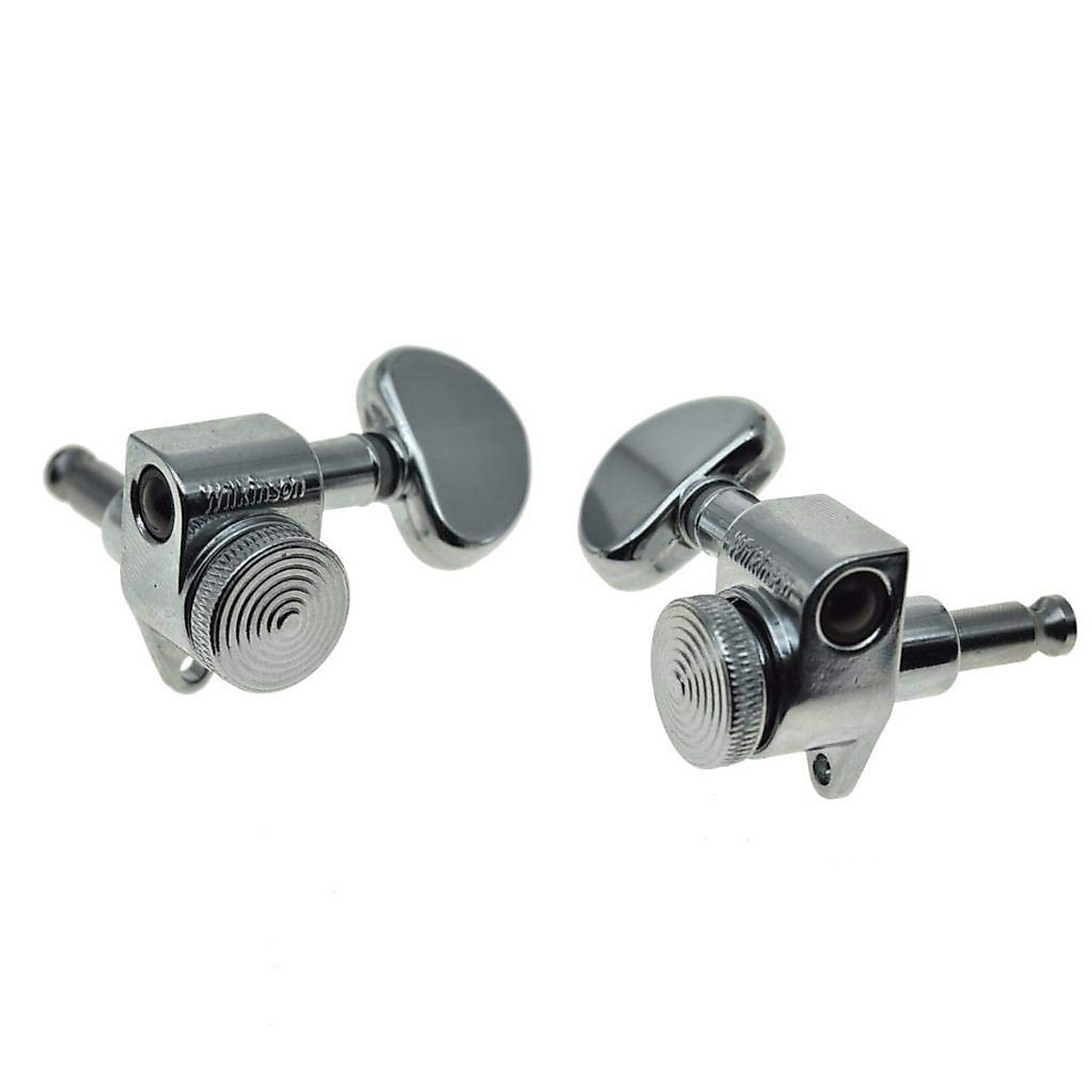 Wilkinson Locking Tuners 3x3 Full Size Locking Guitar Tuners Tuning Keys Pegs Guitar Machine Heads for Les Paul or Acoustic Guitars Chrome