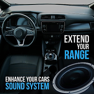 Light Harmonic 8 Inch Premium Sound System Stereo Kit for Car | x1 High Efficiency 850 Watt Subwoofer Speaker | Perfect for High Bass & Loud Music | Tech for Music Lovers | Easy Install (1 Unit)