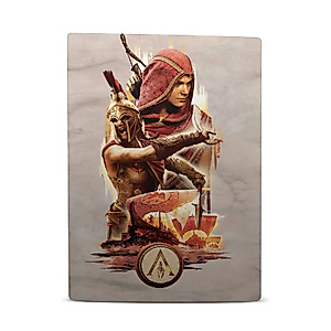 Head Case Designs Officially Licensed Assassin's Creed Kassandra Odyssey Artwork Vinyl Faceplate Sticker Gaming Skin Decal Cover Compatible With Sony PlayStation 5 PS5 Digital Edition Console