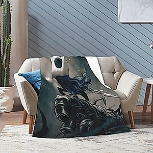 Ckewfaz Throw Blanket Flannel Blanket Sofa Bed Blanket 80"x60"