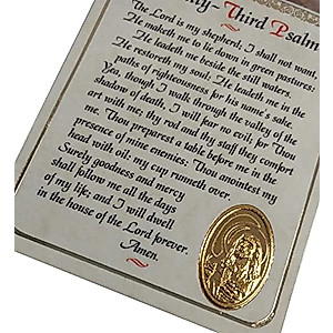 Psalm 23 Bookmark - with The Lord's Prayer | 3 Psalms 23 The Lord is My Shepherd Bookmark, Scripture Prayer Card Set | Total 4 Items