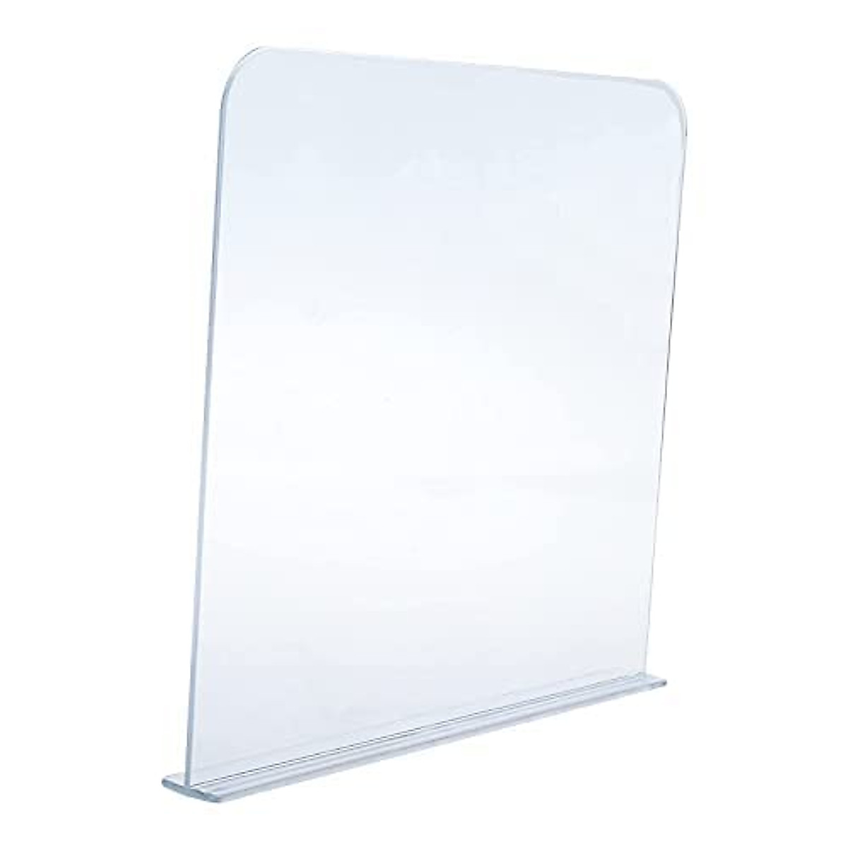 4Pcs Clear Acrylic Shelf Dividers, Adjustable Closet Organizer Fit for Any Thickness of Shelves, Great for Bedroom, Kitchen, Office, Bathroom, 11.8''x11''