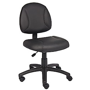 Boss Office Products Posture Task Chair, No Arms, Black