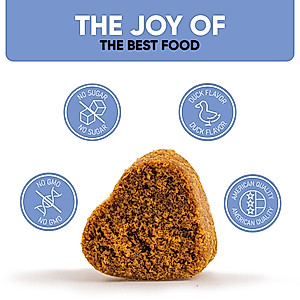 Calming Chews for Dogs - Anxiety Relief for Dogs - Dog Calming Treats with Hemp Oil for All Breeds - Hip & Joint Health - 180 Duck-Flavor Chews - Aid During Fireworks, Thunderstorms, Separation