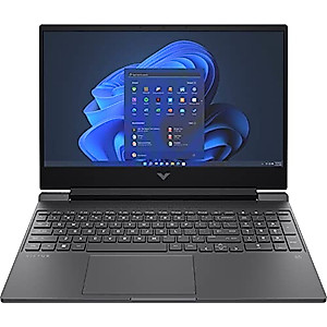 HP Victus 15.6" 144Hz FHD IPS Gaming Laptop (Intel i7-12650H 10-Core, 16GB DDR4, 512GB SSD, RTX 3050 Ti 4GB GDDR6), Backlit KYB, WiFi 6, BT 5.2, HD Webcam, Win 11 Home with Hub (15-fa0032dx)