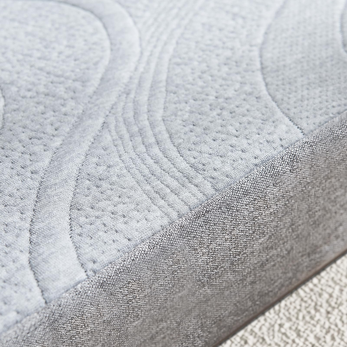 Tri Folding Memory Foam Mattress, 6 inch Tri Folding Mattress Topper, Twin Size - 38"x 75"x 6"