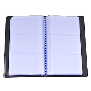 SAMYO Business Card Book Holder Name Card Organizer Professional Office Journal Namecard Holder Organizer Holds 240 Cards - Black
