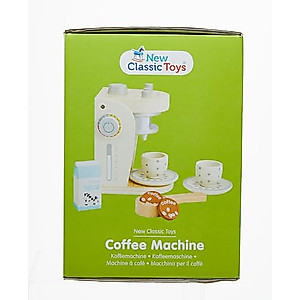 New Classic Toys 10705 Coffee Maker, Multicolor (White), 3 years to 9 years