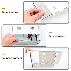2pcs Under Desk Drawer, Under Cabinet Drawers Slide Out Self-Adhesive Hidden Medium Pencil Box Under Table Storage Organizer For Office Home Kitchen Closet Desk Stationery (8.3*6.9*2.5in)