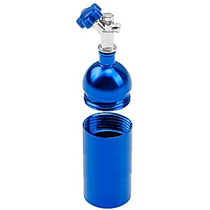 2Pack Vgoohobby Simulation Nitrogen Bottle Decoration Part Accessory Compatible with Traxxas TRX4 Axial SCX10 RC4WD Tamiya CC01 D90 90046 1/10 RC Crawler (Bue)
