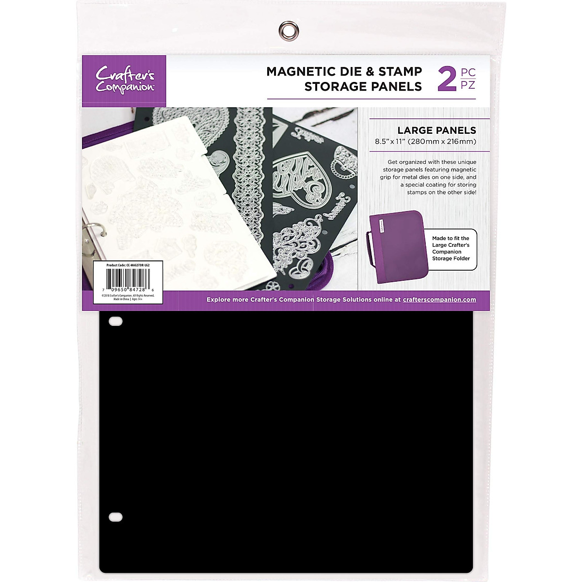 Crafter's Companion 8.5"X11" Magnetic Storage Panels 2/Pkg-Large