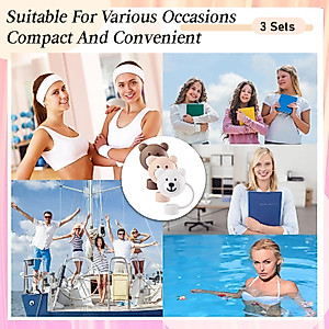 Zhehao 9 Pcs Bear Straw Protector Cover Cute Straw Covers Cap Compatible with Stanley 20 30 40 oz Silicone Straw Covers Cute Straw Covers Tumbler Straw Topper, 3 Colors