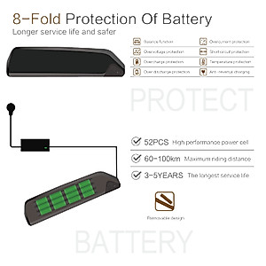 Electric City Bike 7 Speed E-Bike, 48V Larger Battery 500W BAFANG Motor Electric Bicycle for Adults Brown