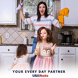 USANOOKS Microfiber Cleaning Cloth - (12x16 inches) High Performance - Ultra Absorbent Weave Traps Grime & Liquid for Streak-Free Mirror Shine - Lint Free Towel - 12x16 Inch (Pack of 8)