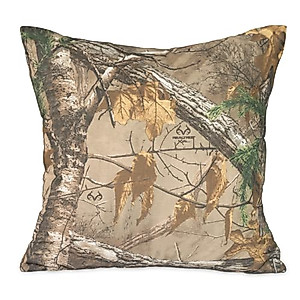 VISI-ONE Filled Realtree Pillow, 18" x 18" Inches, Camouflage