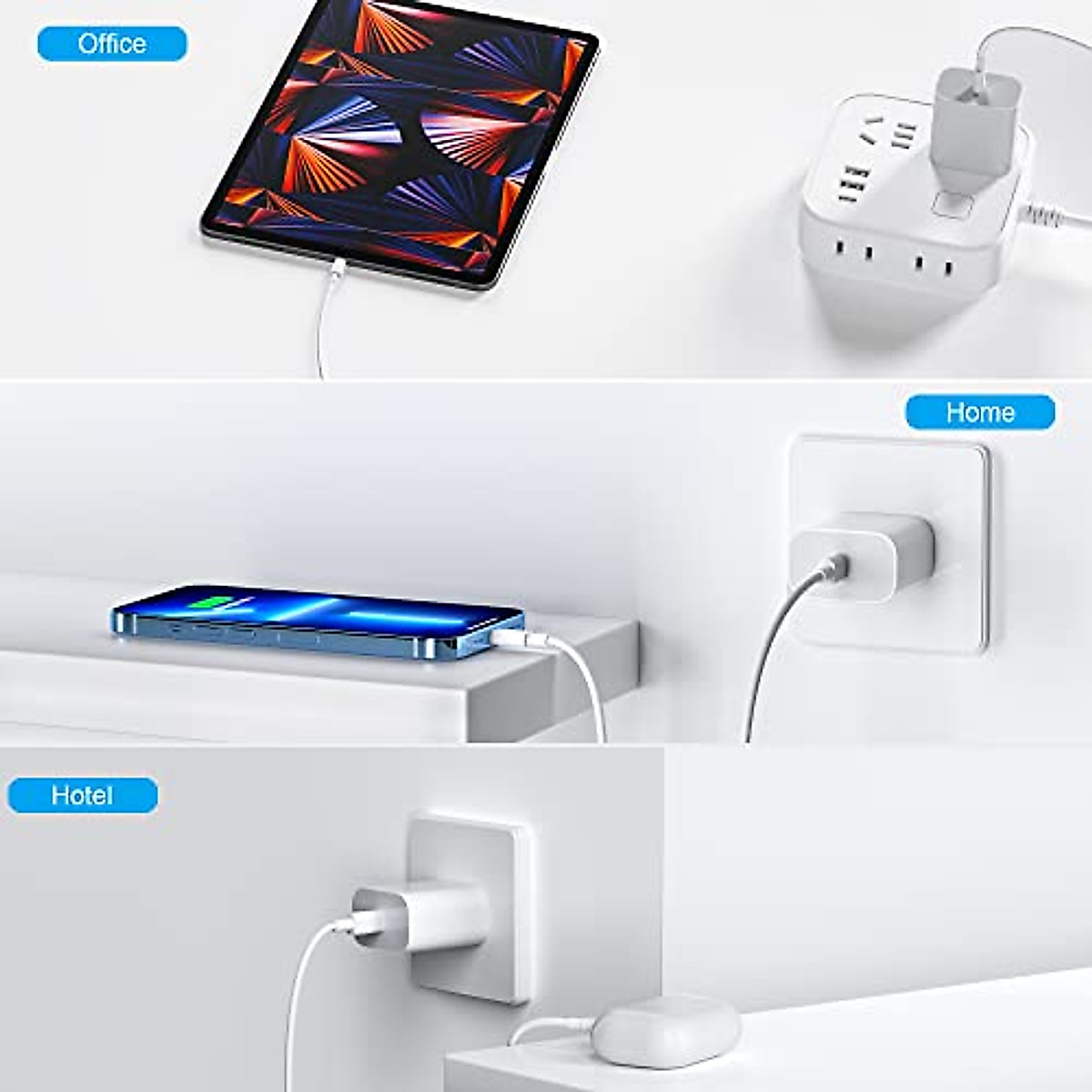 iPhone 12 Charger Block MFI Certified 2Pack Fast USB C Wall Charging Power Adapter Plug for Apple iPhone 14/13/12/12 Mini/12 Pro Max/11/ iPad Pro USB-C Charge Brick