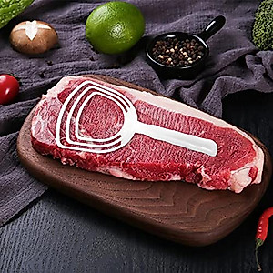 2 Pieces Meat Scraper Bone Dust Scraper Bone Scraper，Professional Square Polyethylene Bone Dust Scraper, Kitchen Catering Kitchenware Square Bone Fish Scales Dust Remover (White)
