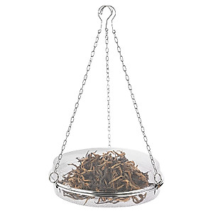 Generic Food Drying Fish Net - Stainless Steel Fly-Proof Round Hang Mesh Drying Rack | Herb Drying Rack for Shrimp, Fish, Fruit, Vegetable, Herb Dehydrating, Efficient Food Preparation