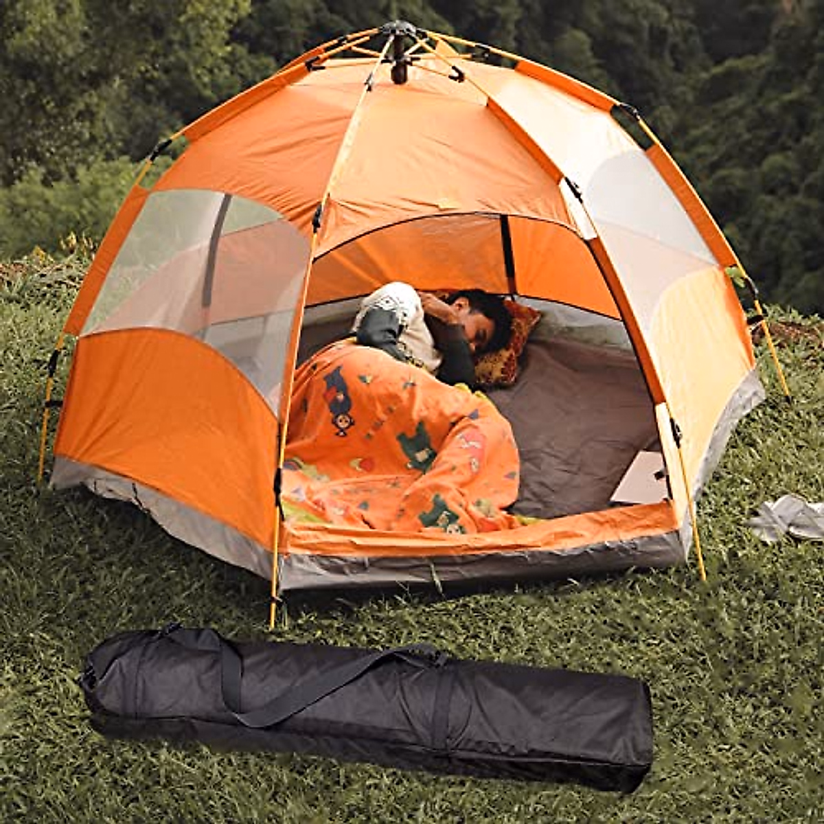 Folding Chair Replacement Bag, Heavy Duty Camp Chair Storage Bag Carrying Bag with Shoulder Strap for Coleman, Coastrail, Kijaro, GCI Folding Camping Chair (48 Inches)