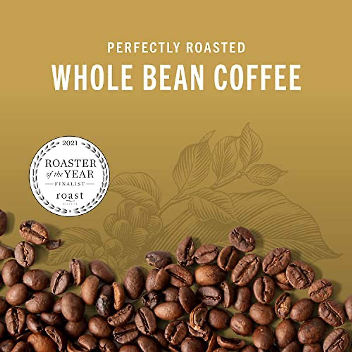 Barrie House French Vanilla Flavored Whole Bean Coffee | 2 lb Bag | 100% Arabica Coffee Beans | Artificially Flavored