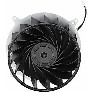 Internal Cooling Fan Replacement for Sony PlayStation 5 PS5, G12L12MS1AH-56J14 DC12V, 17 Blades