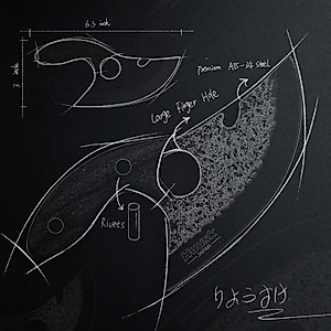 Huusk Chef Knife Bundle with Forged in Fire Kitchen Camping knife