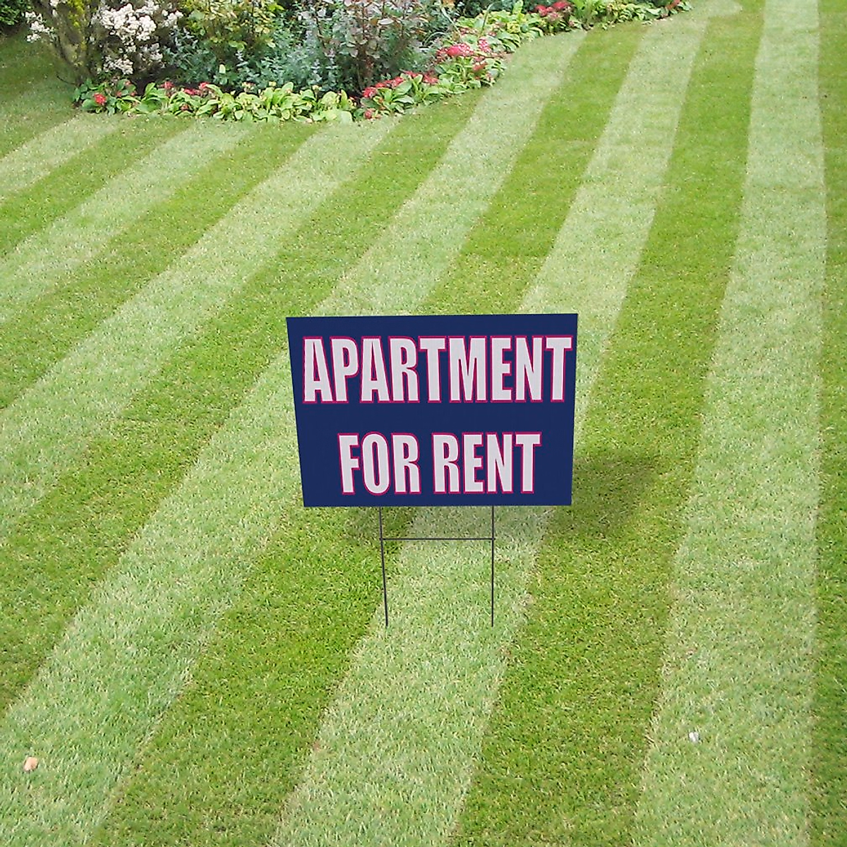 Fastasticdeals Weatherproof Yard Sign Apartment for Rent B Advertising Printing Lawn Garden 18x12 Inches 1 Side Print