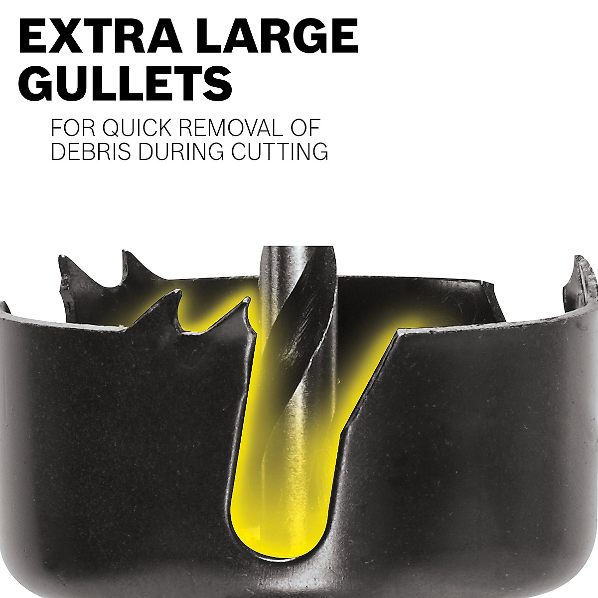 BOSCH HCS100 1 in. Edge Wood Hole Saw with Arbor