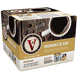 Victor Allen's Coffee French Vanilla and Morning Blend Flavored Coffee Pods for Keurig K-Cup Brewers