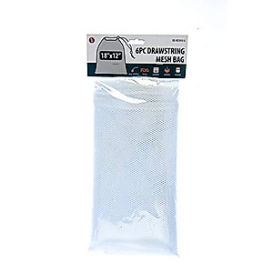 SE 18" x 12" Drawstring Mesh Bags (6 PC.) - BG-MS1812-6