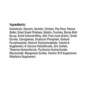 SmartBones Churro-Style Mini Sticks 28 Count, Made with Real Peanut Butter, Rawhide-Free Chews for Dogs