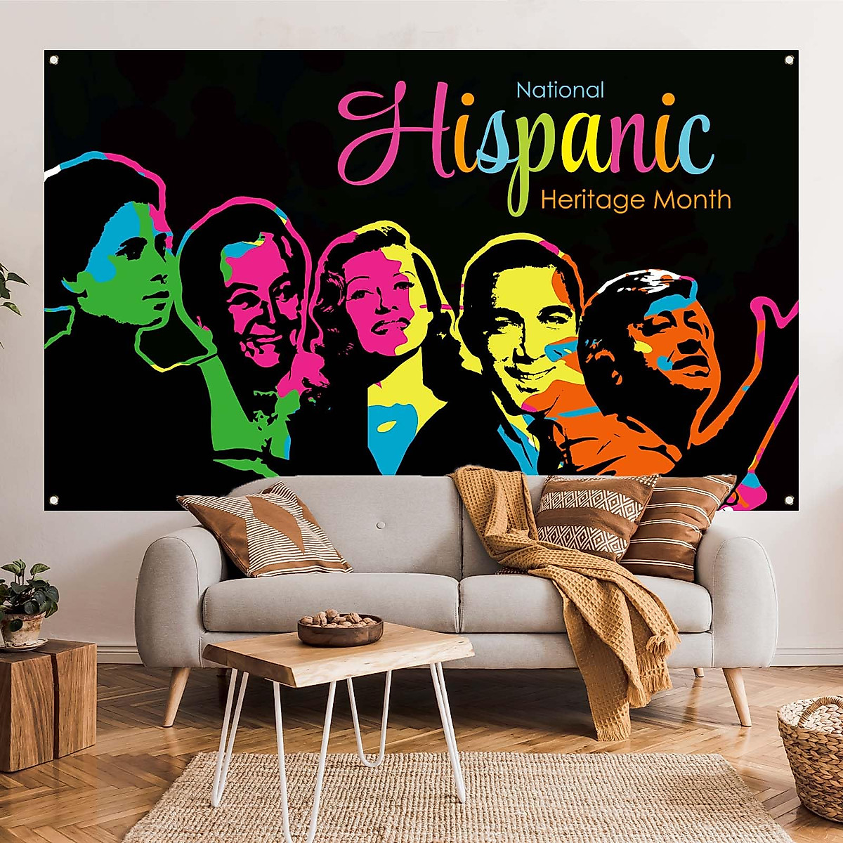 Hispanic Heritage Month Backdrop for Festive Celebrations